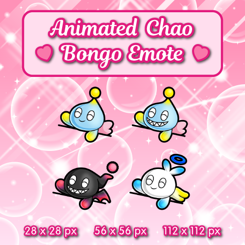 Animated Chao Bongo Emote | The Ha-Pi Studio